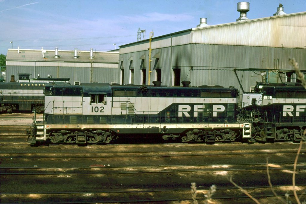 RF&P 102 at Bran Park